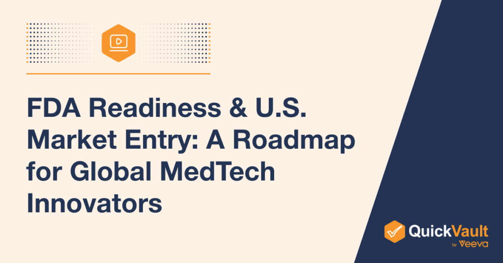 Device-To-Market Solution For MedTech - QuickVault by Veeva